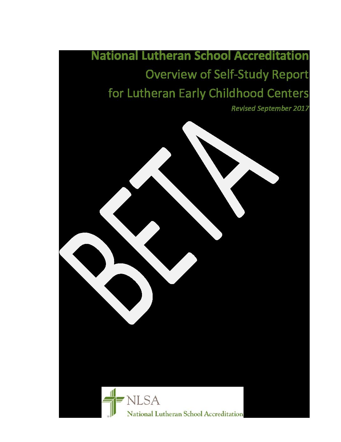 NLSA EC Self-Study Overview 9-2017 (September 2017 BETA) | LuthEd