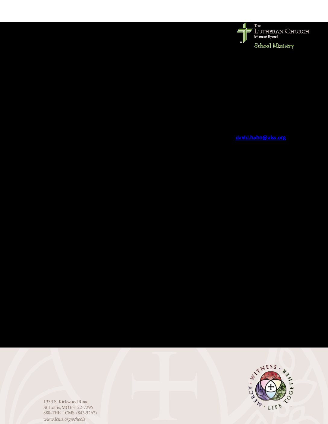 SLED 19 Nomination Packet | LuthEd