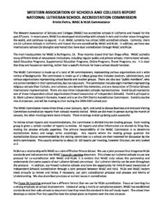 2020 NLSA NAC Report – WASC | LuthEd