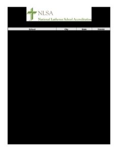 NLSA NAC 2020 List of Candidate Schools | LuthEd