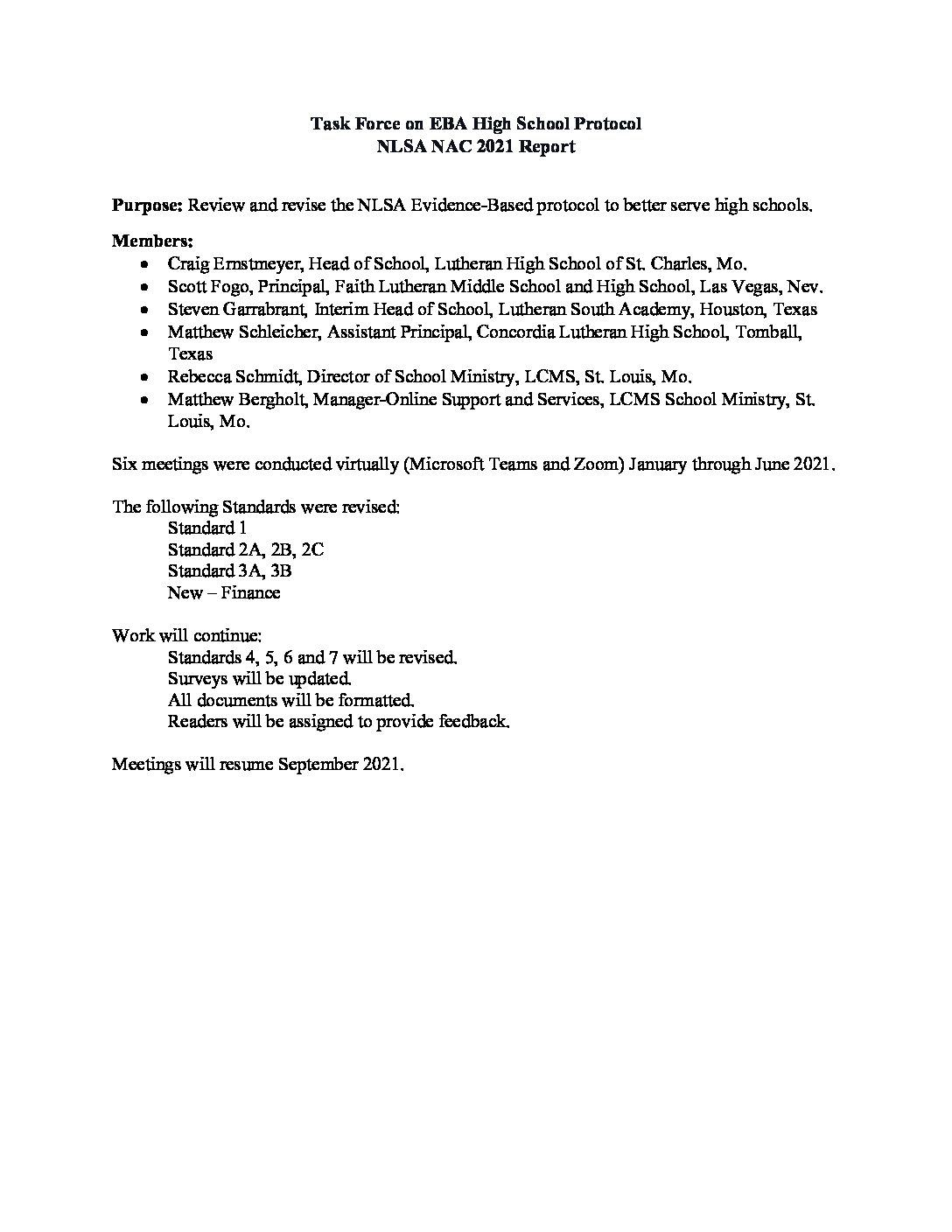 06 NLSA Task Force on EBA High School Protocol Report (2021 NLSA NAC ...