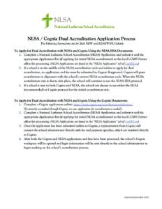 NLSA-Cognia Dual Accreditation Process 9-2021 | LuthEd