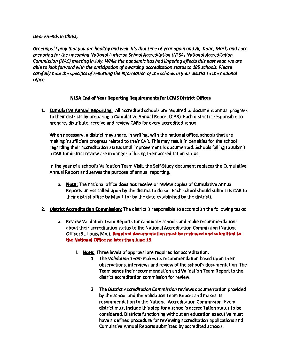 NLSA 2022 End of Year Reporting | LuthEd